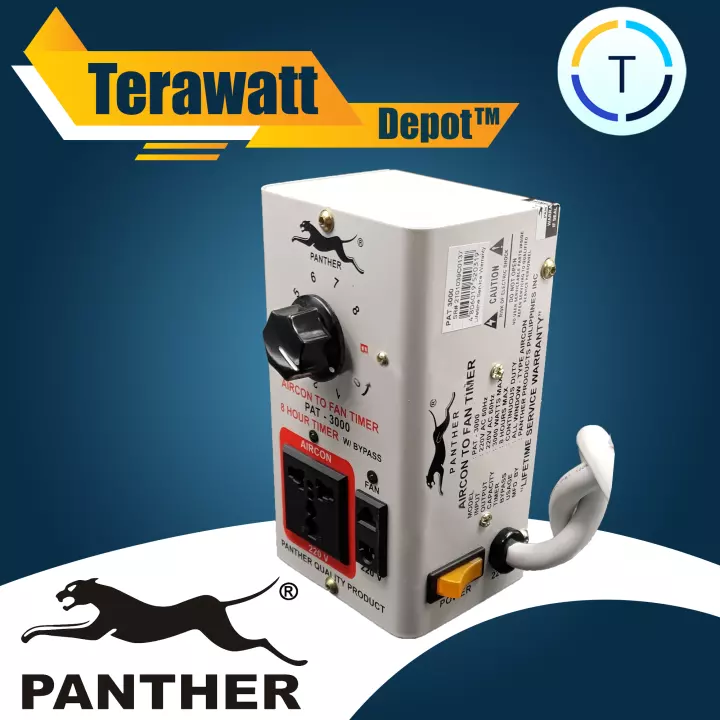 Panther Aircon to Fan Timer 10A Energy Saver Heavy Duty PAT-3000 ...