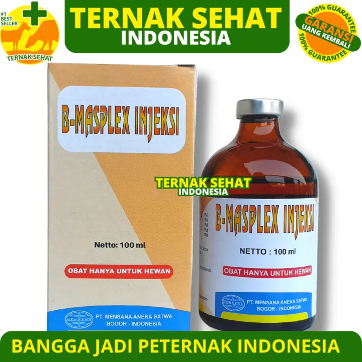 B MASPLEX INJ 100ML - Vitamin B complex Hewan Sapi kambing Domba Ayam ...