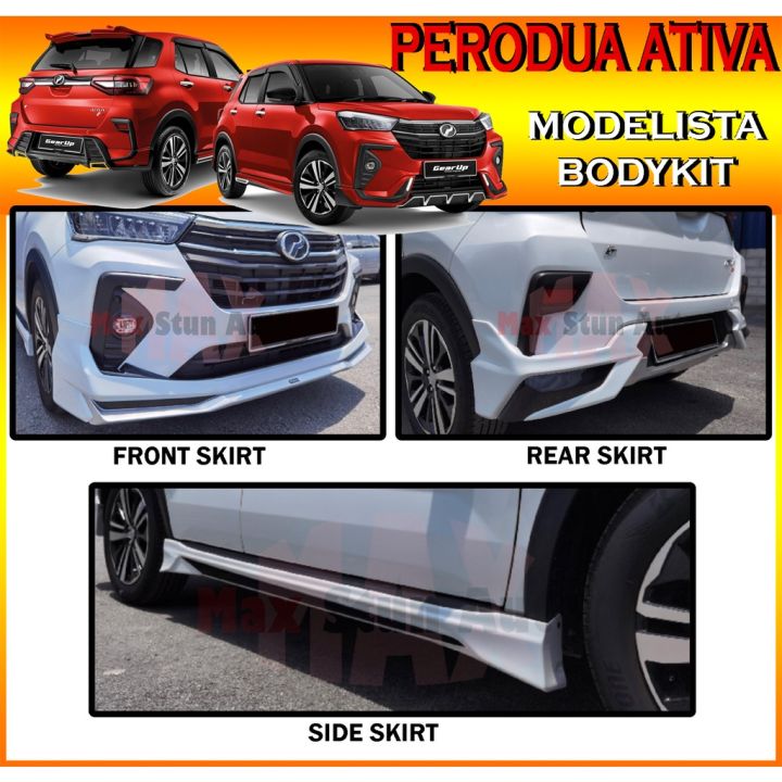 PERODUA ATIVA MODELISTA BODYKIT (MDL) SKIRT LIP FOR ATIVA FRONT SKIRT ...