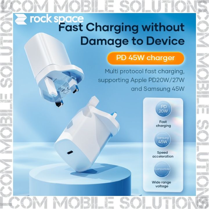 Rock Space T52 PD 45W Super Fast Charging 2.0 For S22 Ultra,PD Fast ...