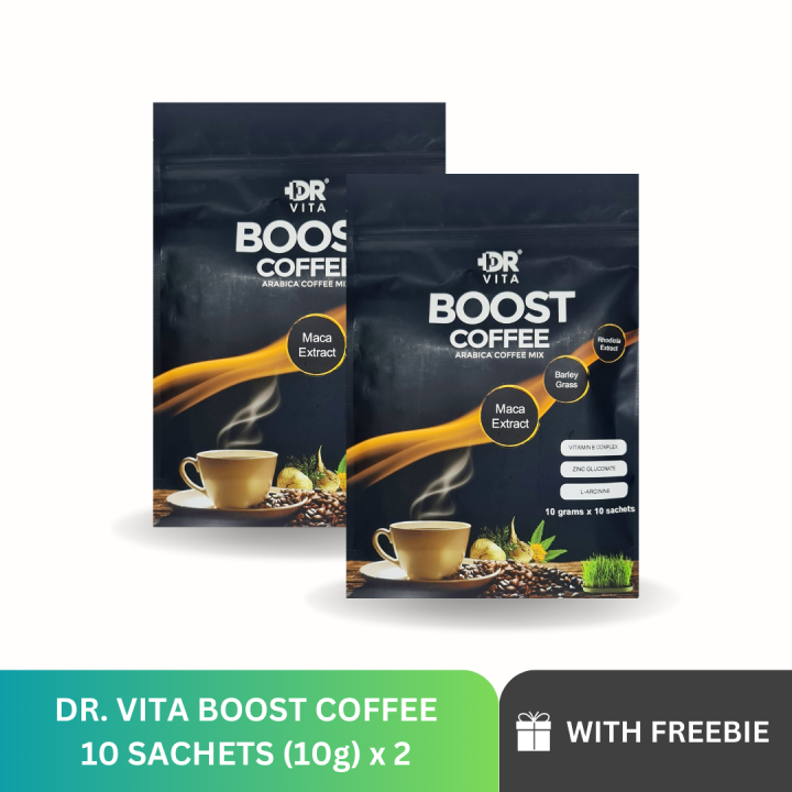 SET OF 2 Dr Vita Boost Coffee 3 in 1 coffee has Maca, a treasure from ...