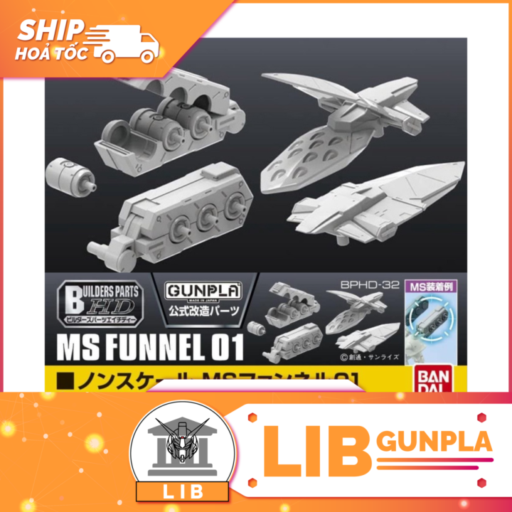 Mô hình lắp ráp Gundam Phụ Kiện Builder Parts HD 1/144 MS Funnel 01 ...