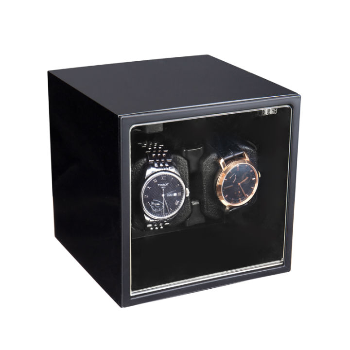 High Grade Square Auto Rotate Mechanical Watch Winder Storage Shake Box ...