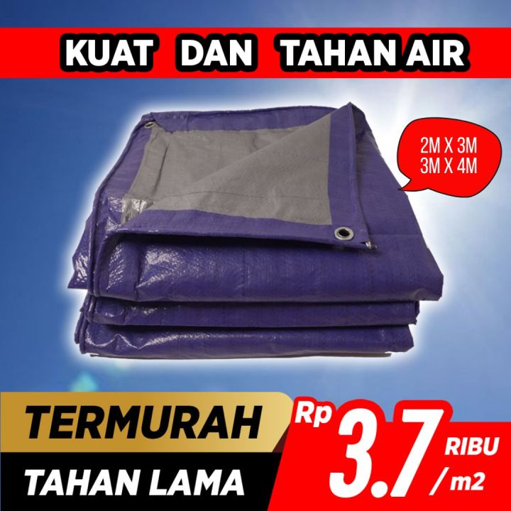 Terpal Plastik A3 Uk 2x3 3x4 Premium Harga Termurah Rp 3,700/m Merk Cap ...