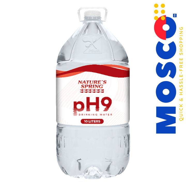 Nature’s Spring pH9 Drinking Water 10L | Alkaline Water with pH Level 9 ...