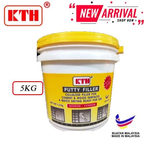 PUTTY FILLA 5KG PUTTY FILLER WALL | Lazada