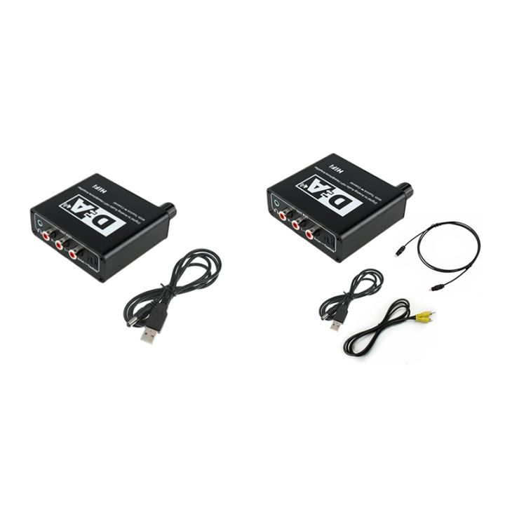 Hifi DAC Amp Digital To Analog Audio Converter 3.5Mm Jack Headphone ...