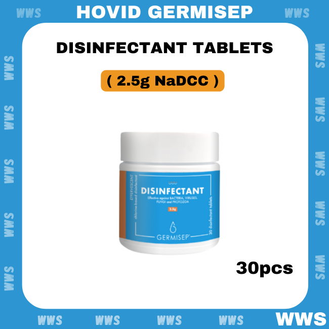Germisep Disinfectant Tablets 消毒片 ( 2.5g NaDCC ) | Safety for Pets ...