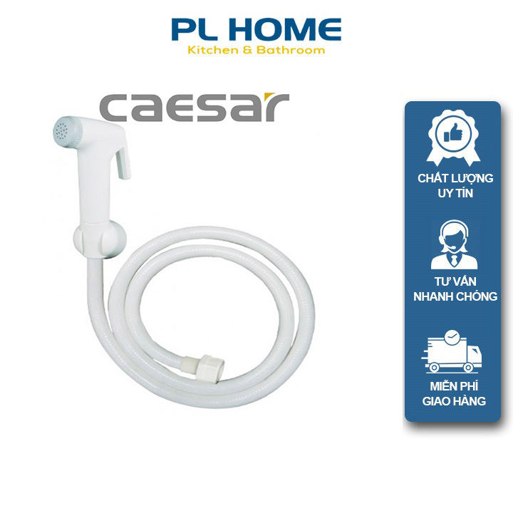Vòi Xịt Vệ Sinh Toilet CAESAR Chính Hãng, Áp Lực Nước Mạnh, Van Đồng ...