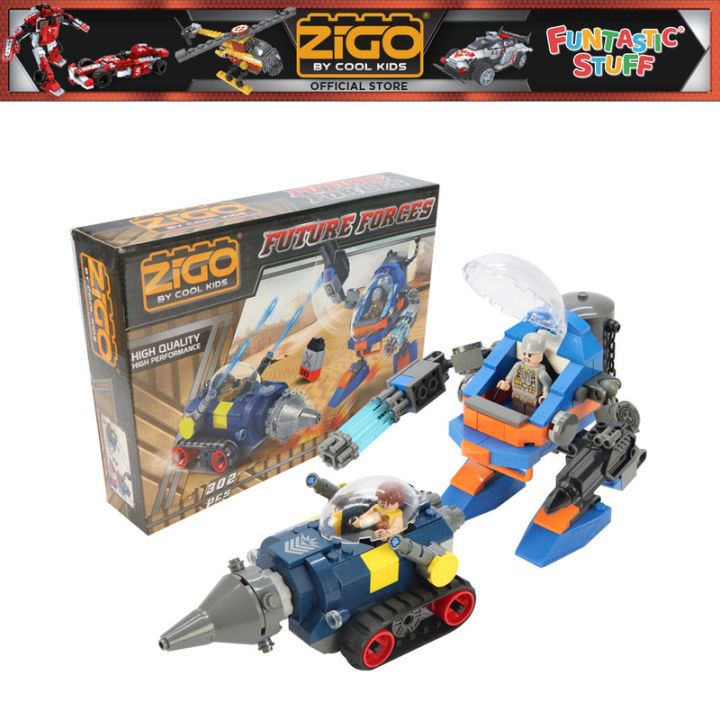 ZIGO Future Forces Building Blocks, Toys for Kids, Robot Blocks (302 ...