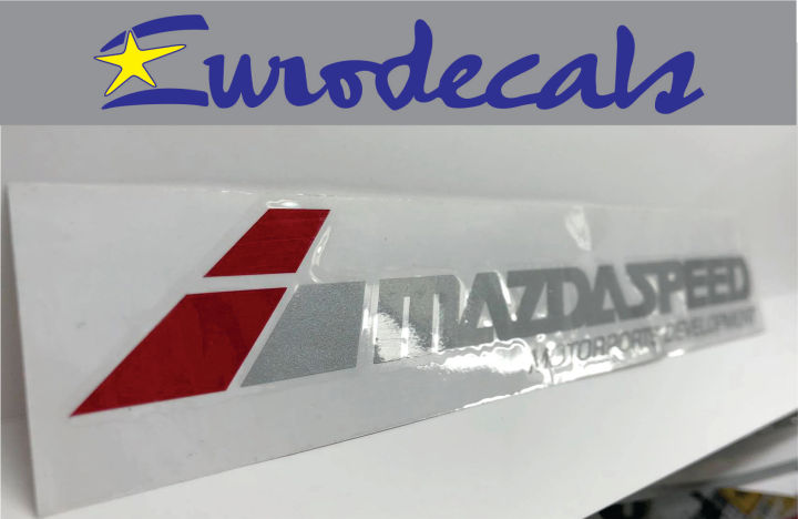 Eurodecals Mazda Speed Motorsports Development Cut out Sticker | Lazada PH