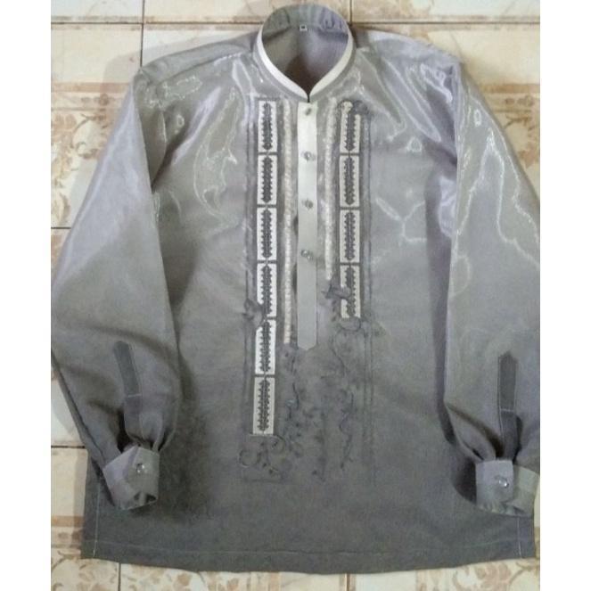 Barong Tagalog monochromatic gray for kids and adult ‼ | Lazada PH