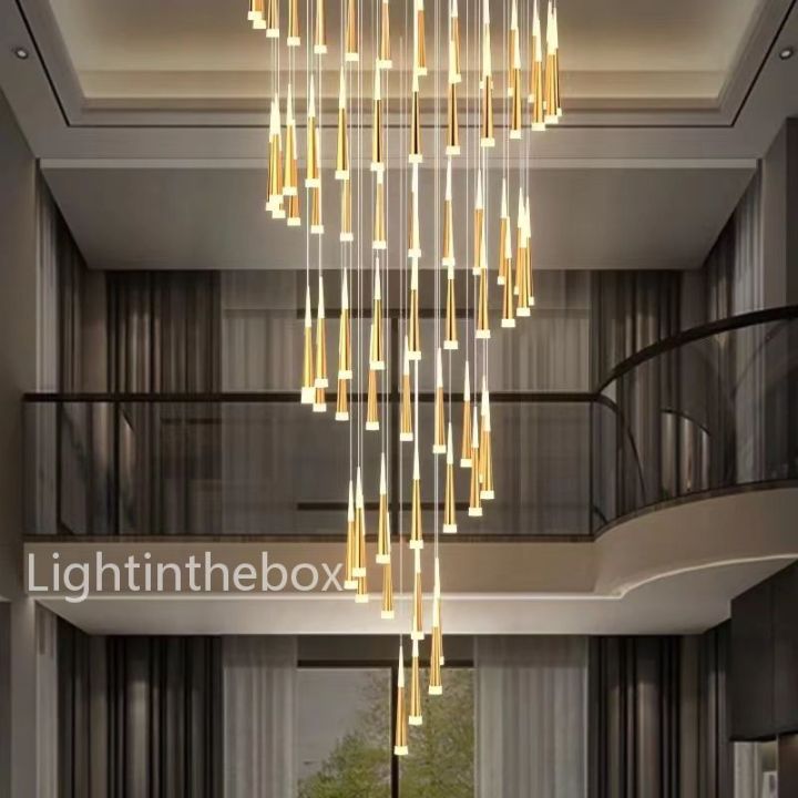 Lightinthebox Stairs Chandelier Ceiling Light Staircase Pendant Lamp ...