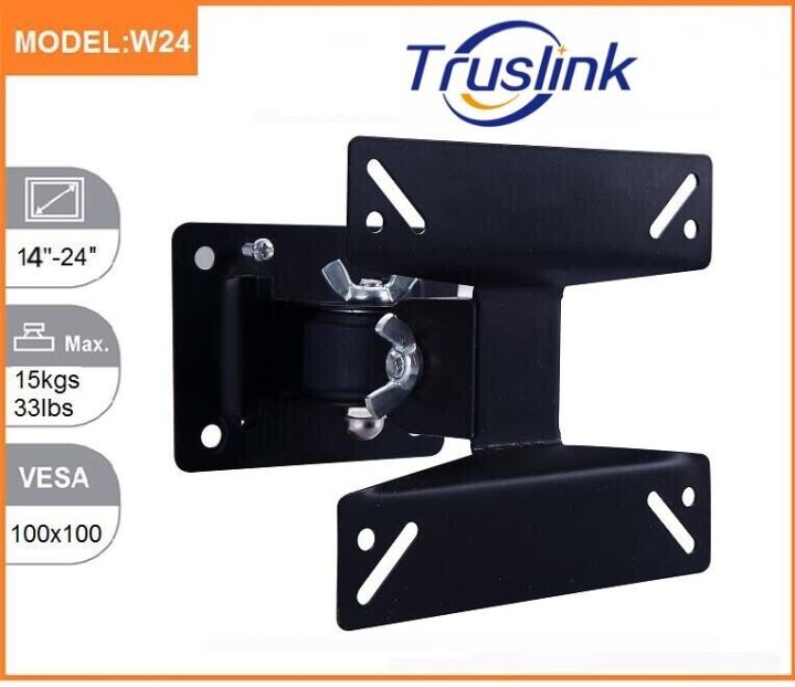 【SG Seller】Truslink W24 180° Swivel 180°Tilt TV Wall Mount Bracket ...