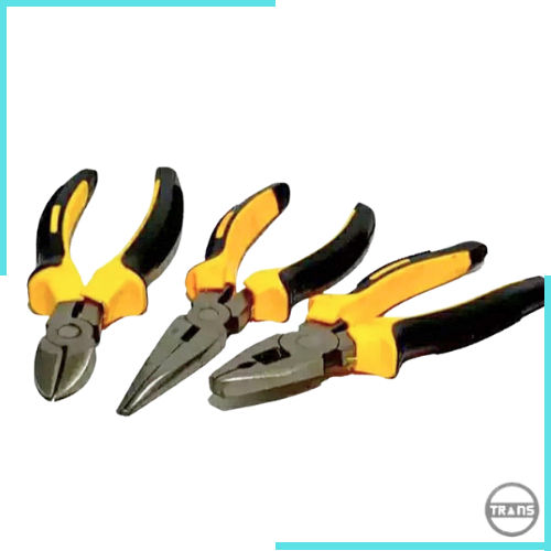 Tang Kombinasi Lancip Potong / Gagang Karet Bergerigi / Tang Tangan ...