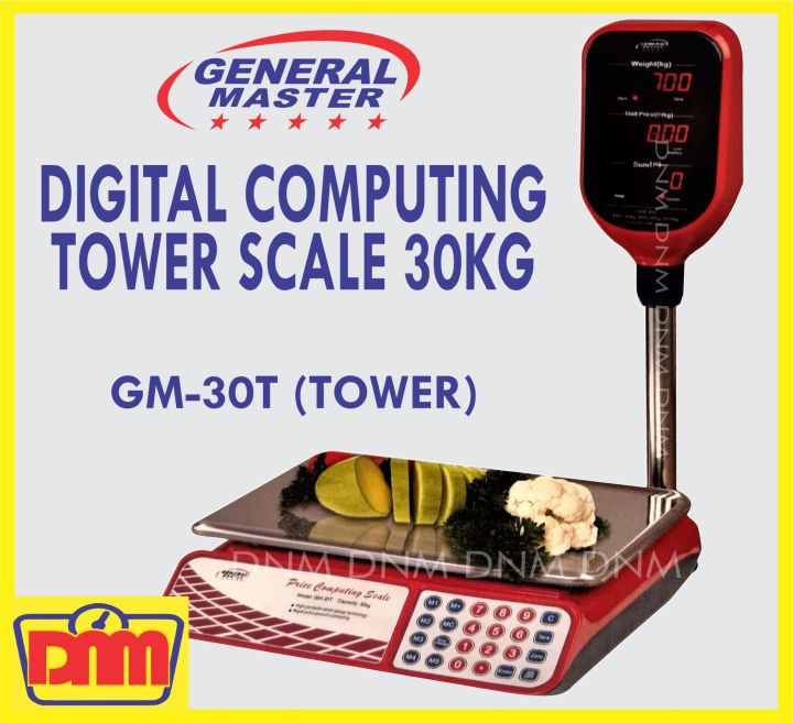 GENERAL MASTER 30KG - TOWER SCALE | Lazada PH