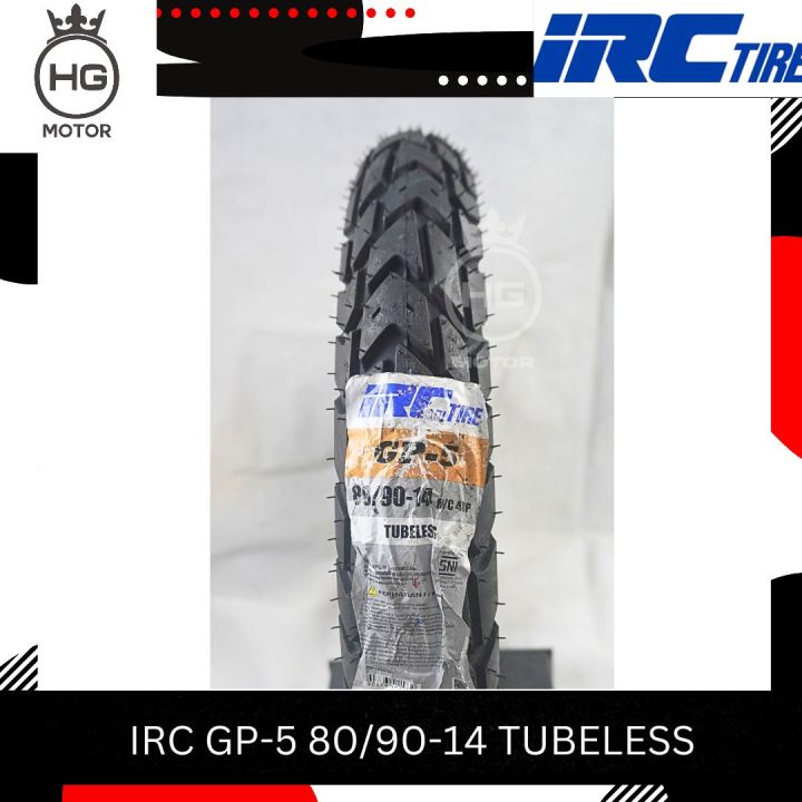 Ban IRC 80/90 Ring 14 GP-5 Ban Luar Matic Tubeless Dual Purpose Motor ...