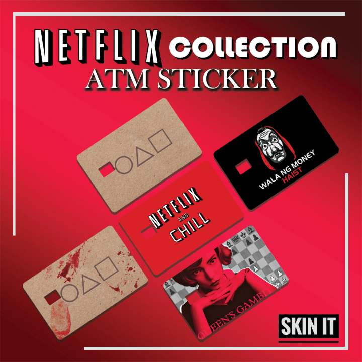 SKIN IT : Netflix Inspired (Stickers For ATM or Beep Cards) | Lazada PH