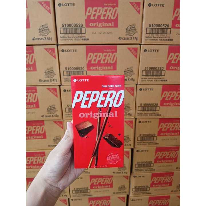 LOTTE Pepero Flavors PER BOX | Lazada PH