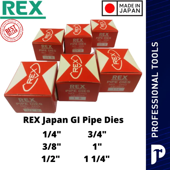 [Original] Japan REX GI dies 2R4 Manual Pipe Threader | Lazada
