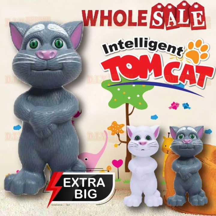 Talking Tom Cat Intelligent Touch Record Story Tell Music Sing Respon ...