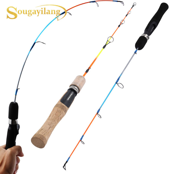 Sougayilang Outdoor 64cm Winter Shrimp Ice Fishing Rods Ultralight ...