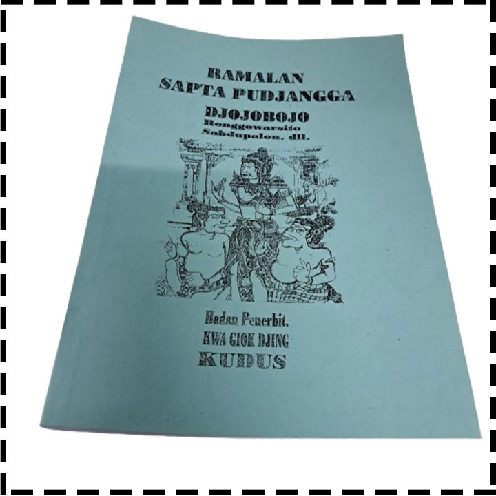 Buku Ramalan Sapta Pudjangga Djojobojo Ronggowarsito Sabdupalon ...