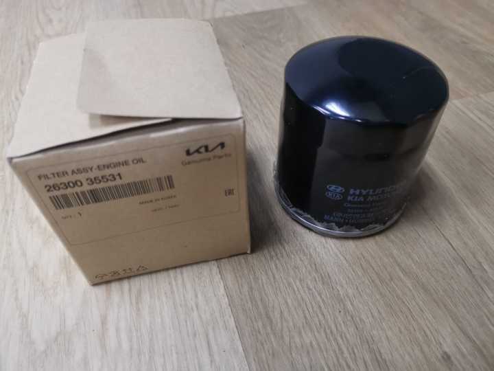 ENGINE OIL FILTER GENUNE PART (ORIGINAL) [26300-35531] FOR AFTER 2015 HYUNDAI KIA MODEL | Lazada