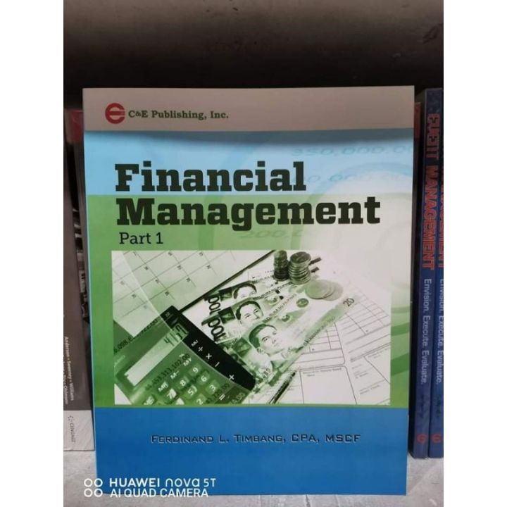 Financial Management part 1 By. Ferdinand L. Timbang | Lazada PH