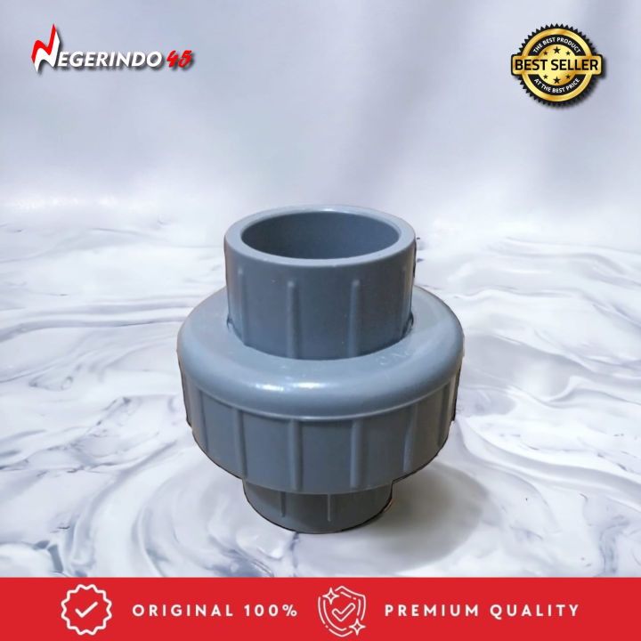 WATER MUR PVC POLOS WATER MUR SAMBUNGAN PIPA PVC PARALON 1/2 3/4 1 ...