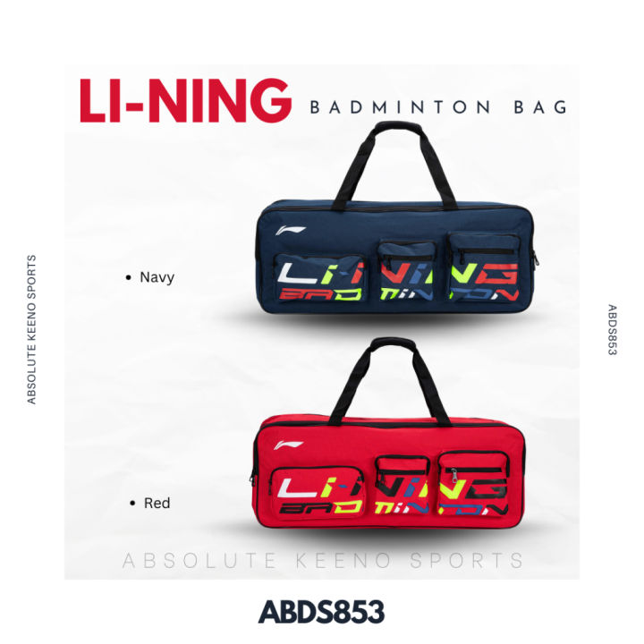 LI-NING ABDS853 Badminton Bag Racket Bag | Lazada