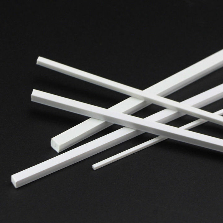 【Hottest Trends】 5/10/25/50pcs 250mm ABS Plastic Rod Square Solid Bar ...