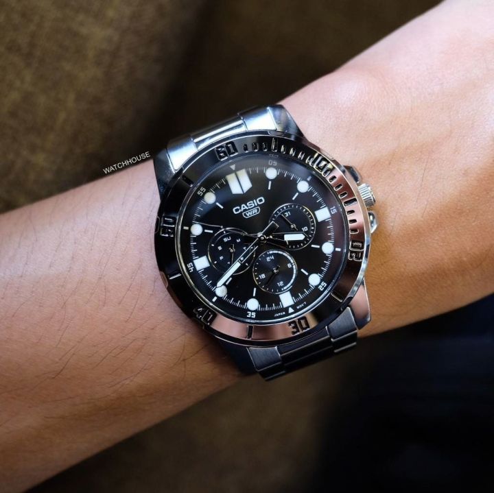 นาฬิกาผู้ชาย Casio รุ่น MTP-VD300D-1E คาสิโอ | Lazada.co.th