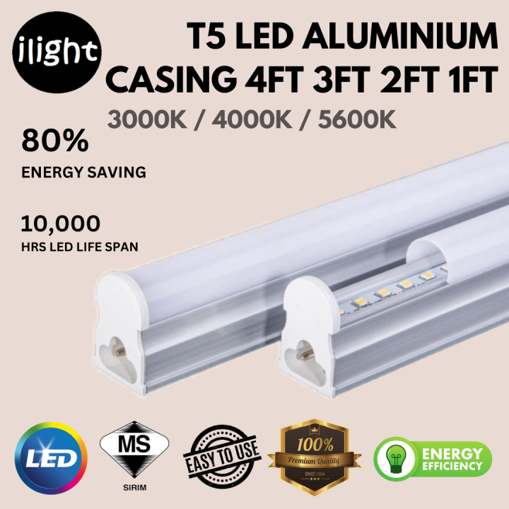 T5 LED Aluminium Casing 5W 11W 14W 18W Daylight Coolwhite Warmwhite ...