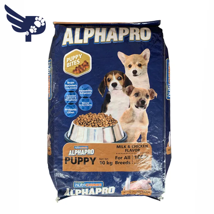 Nutri Chunks Alphapro Puppy 10kg - Milk & Chicken Flavor - For All ...
