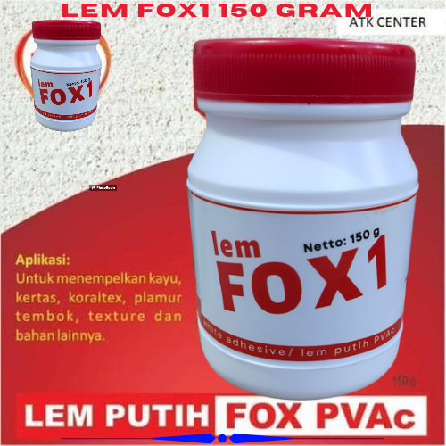 LEM FOX 1 LEM PUTIH LEM KAYU LEM PVA 150 GRAM | Lazada Indonesia