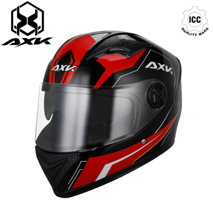 Axk557 Hurricane Full Face Helmet Dual Miorr Motorcycle Helmet With Icc ...