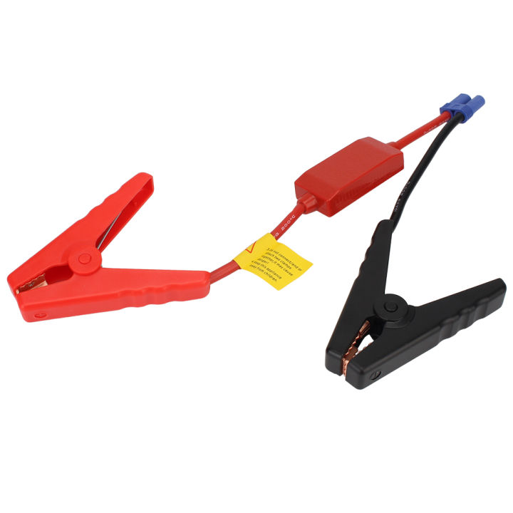 Emergency Battery Jump Cable Clamps With EC5 Plug Connector Jump Starter Alligator Clip Starting ...