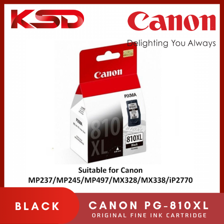 Canon PG-810XL/PG810XL Black Ink Cartridge | Lazada