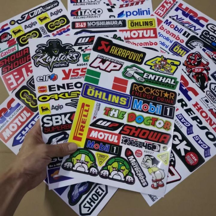 LT Vinyl waterproof sticker for motorcycle decals motor bike Racing ...
