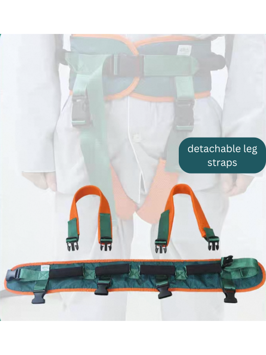 Elderly Transfer Belt, Bed to Wheelchair Toilet Gait Belt Patient ...