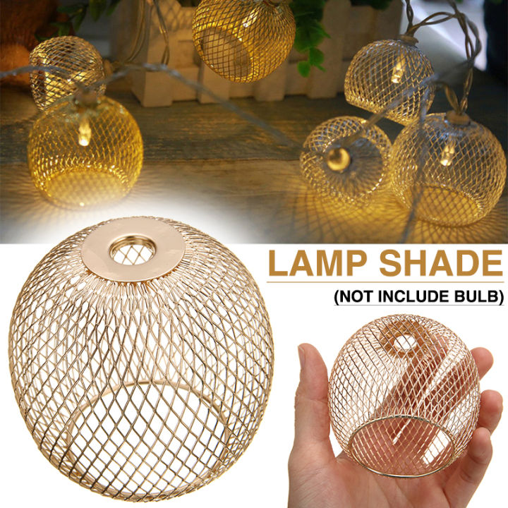 Industrial Iron Cage Lamp Shade Ceiling Shades Bulb Cage Pendant Light ...