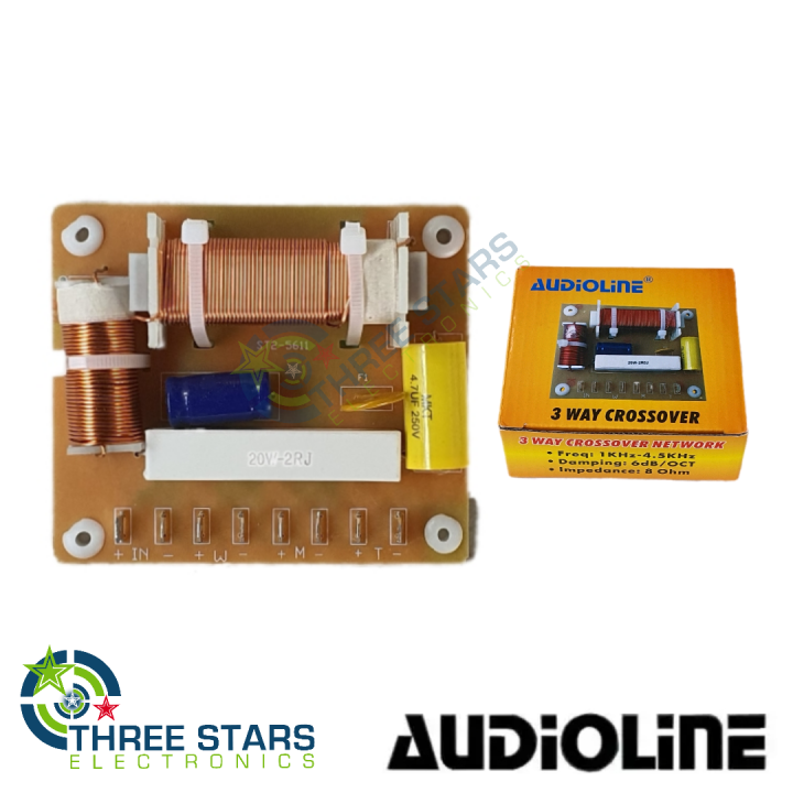 Audioline 300 watts 3 way Dividing Network crossover network Audioline ...
