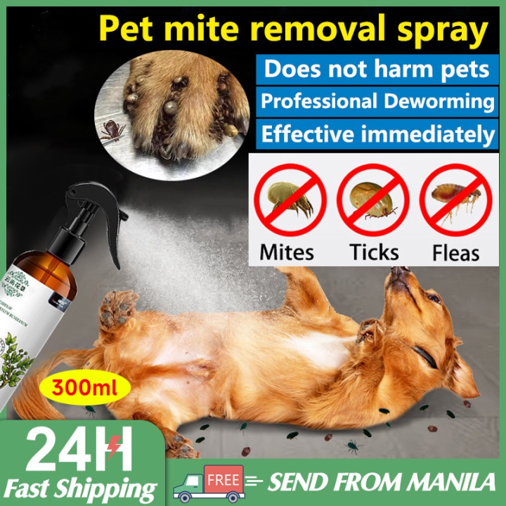 300ML Tick Anti And Flea Spray Garapata Remover for Dog Garapata Killer ...
