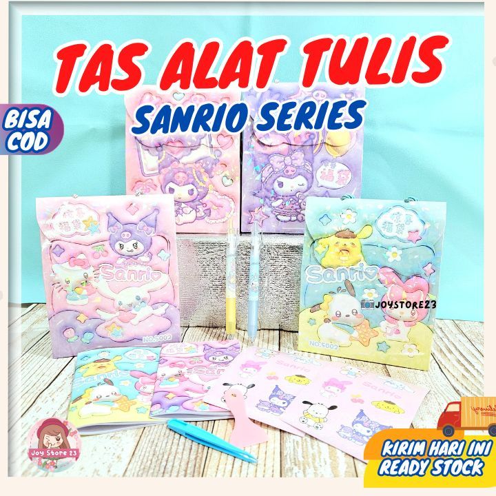 Tas Jinjing 1 set ATK Sanrio/ Alat Tulis Sanrio 1 set/ Alat Tulis ...
