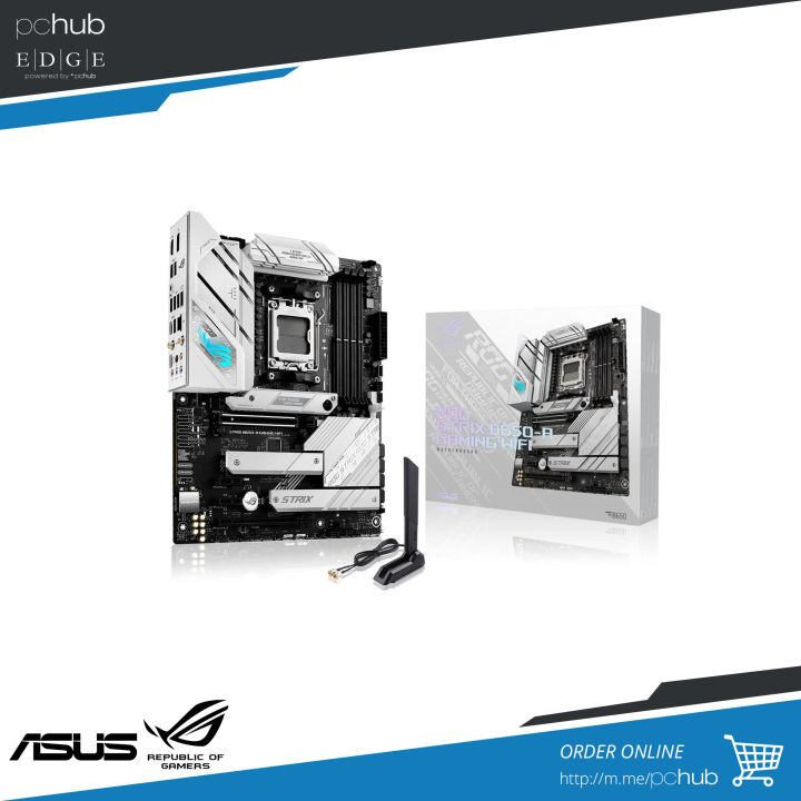 PChub | Asus ROG Strix B650-A Gaming WiFi (AM5) mATX, 4*ddr5 | Lazada PH