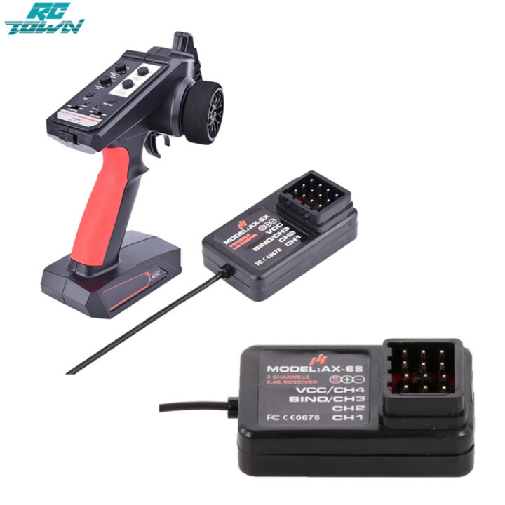 AUSTAR AX-6S 2.4G 4CH Transmitter Remote Control With Receiver For ...