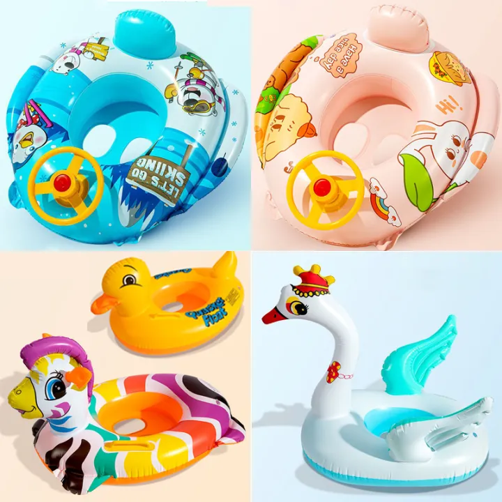 Baby Inflatable Swimming Boat Children Swimming Ring Inflatable ...