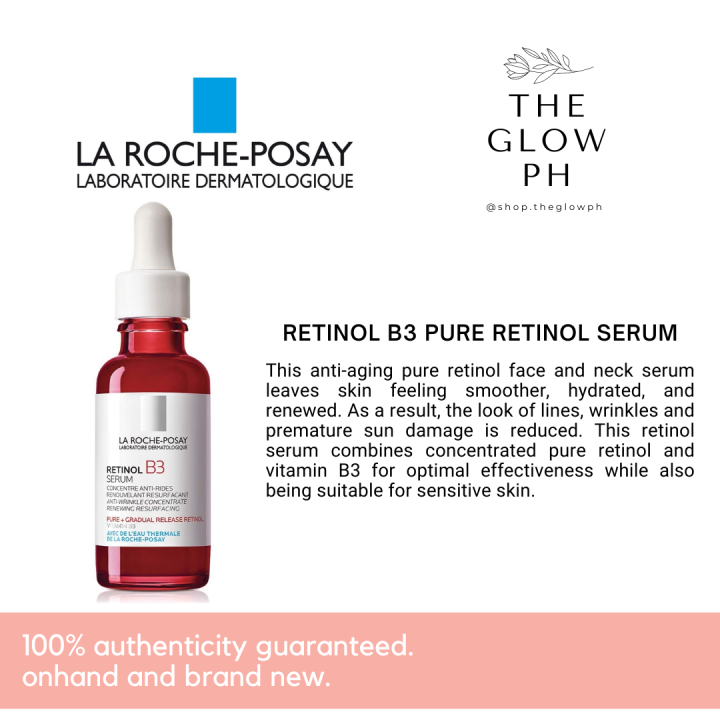 [AUTHENTIC] LA ROCHE POSAY RETINOL B3 PURE RETINOL SERUM 30ML | The ...