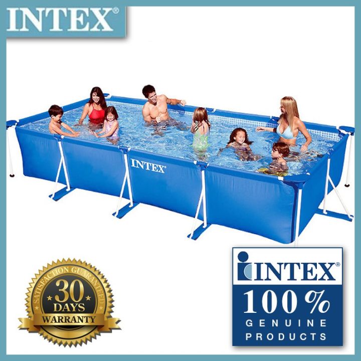 INTEX Rectangular Family Swimming Pool 2.20m x 1.50m x 60cm | Lazada PH